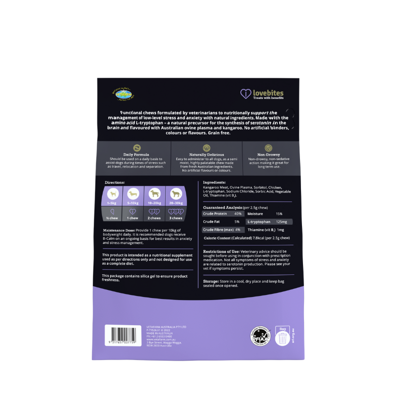 B-Calm - Stress Relief for Dogs – Lovebites for Pets